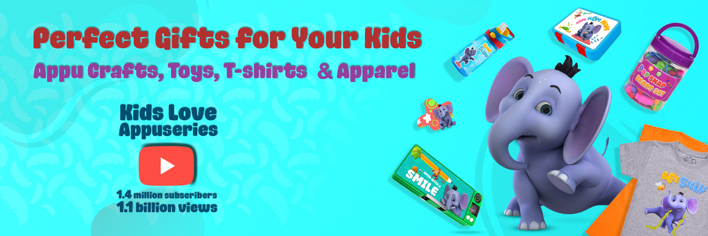 Perfect Gifts for Kids | Wide Range of T-Shirts, Crafts & Games – Appu ...