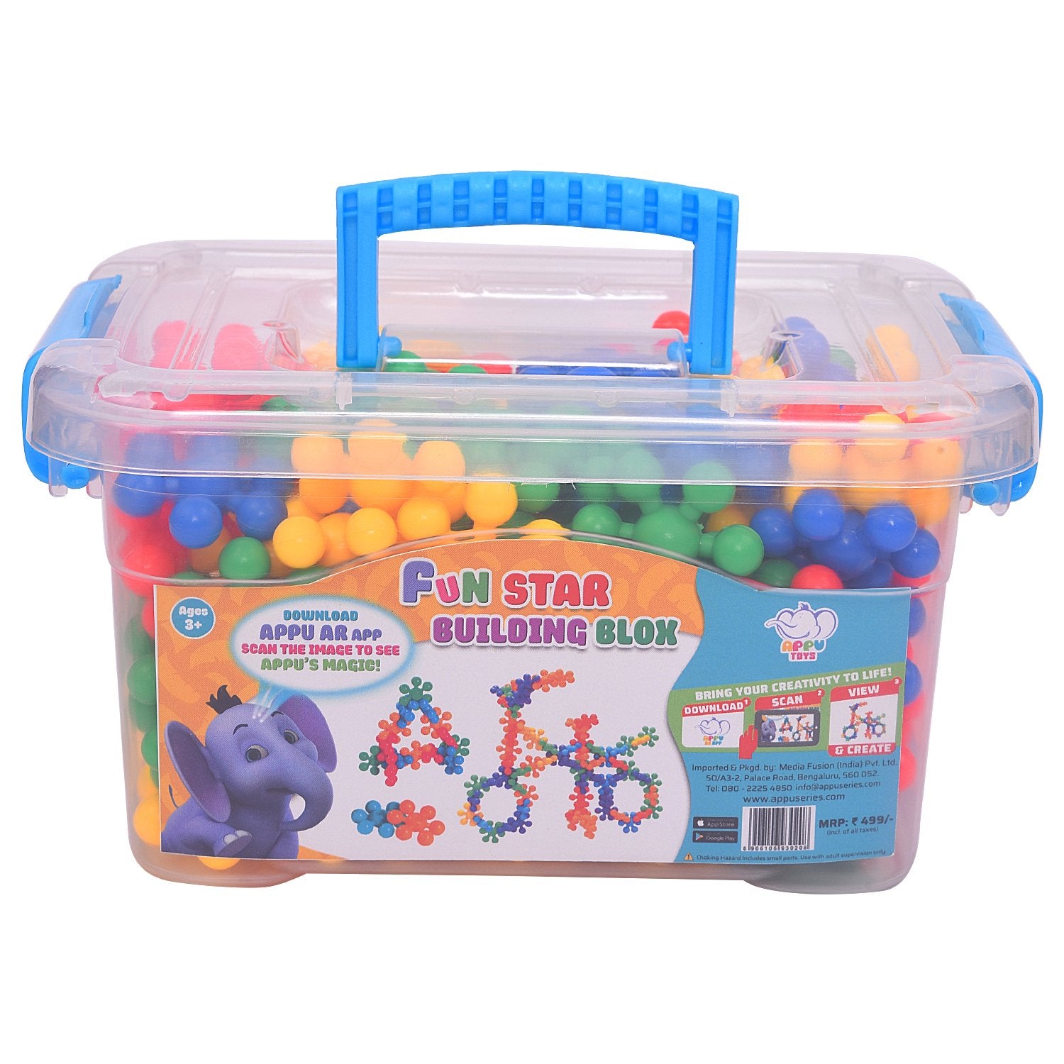 Appu Building Blocks Star Shaped - Kids Toys with Scan & Learn Feature ...